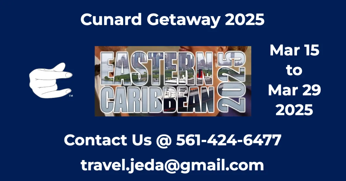 Cunard Getaway 2025
