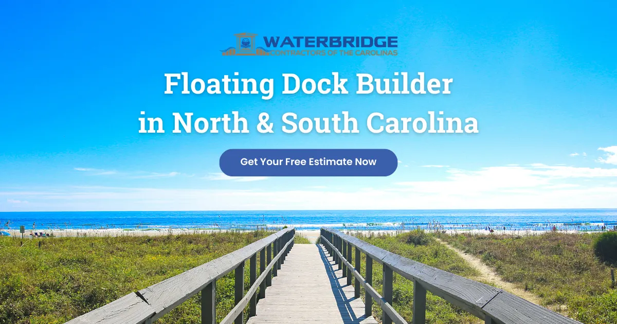 FLOATING DOCKS - Call Waterbridge... New, Install, & Repair