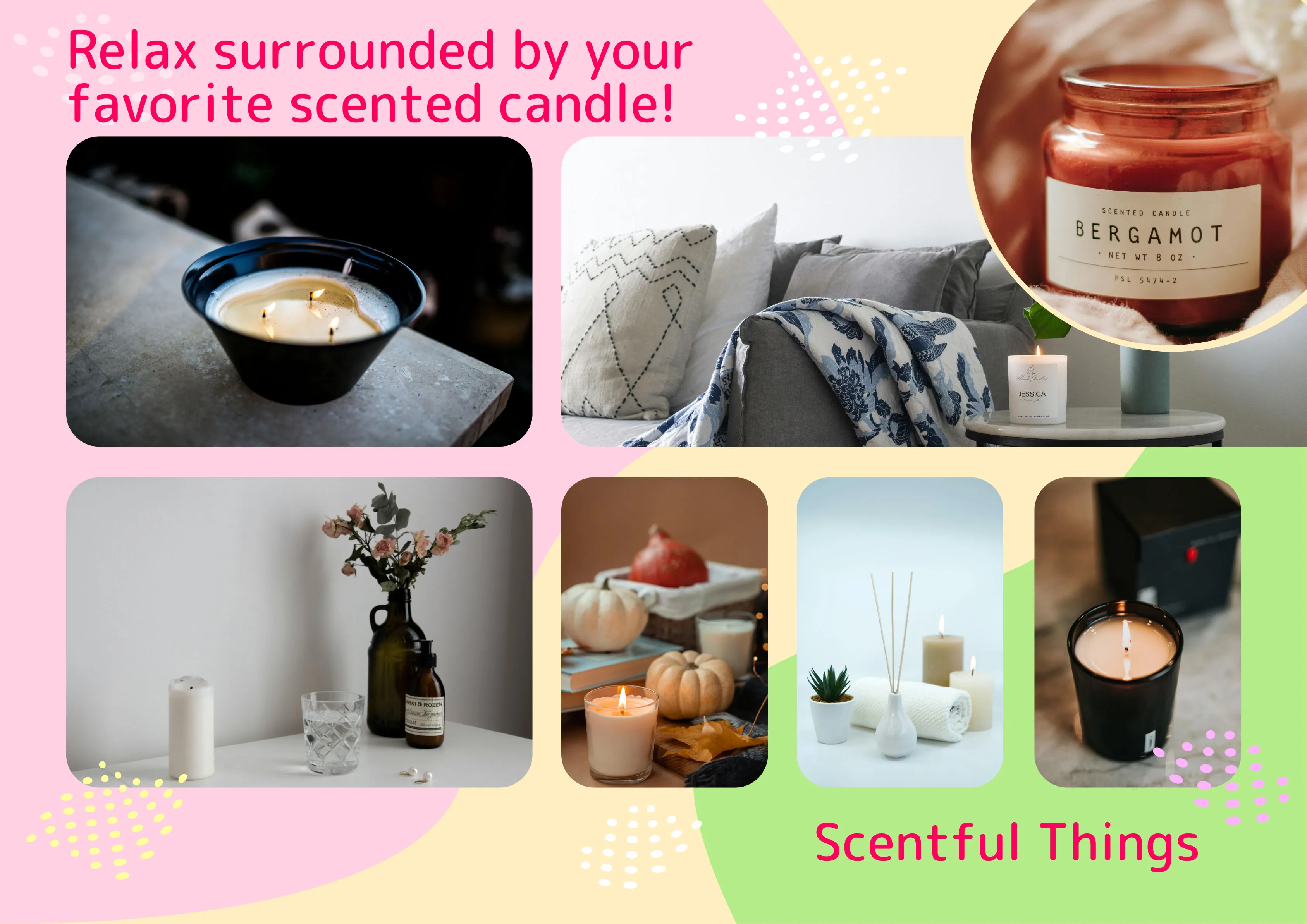 Scentful Things' Aromatherapy Guide for Soy Candle Lovers'