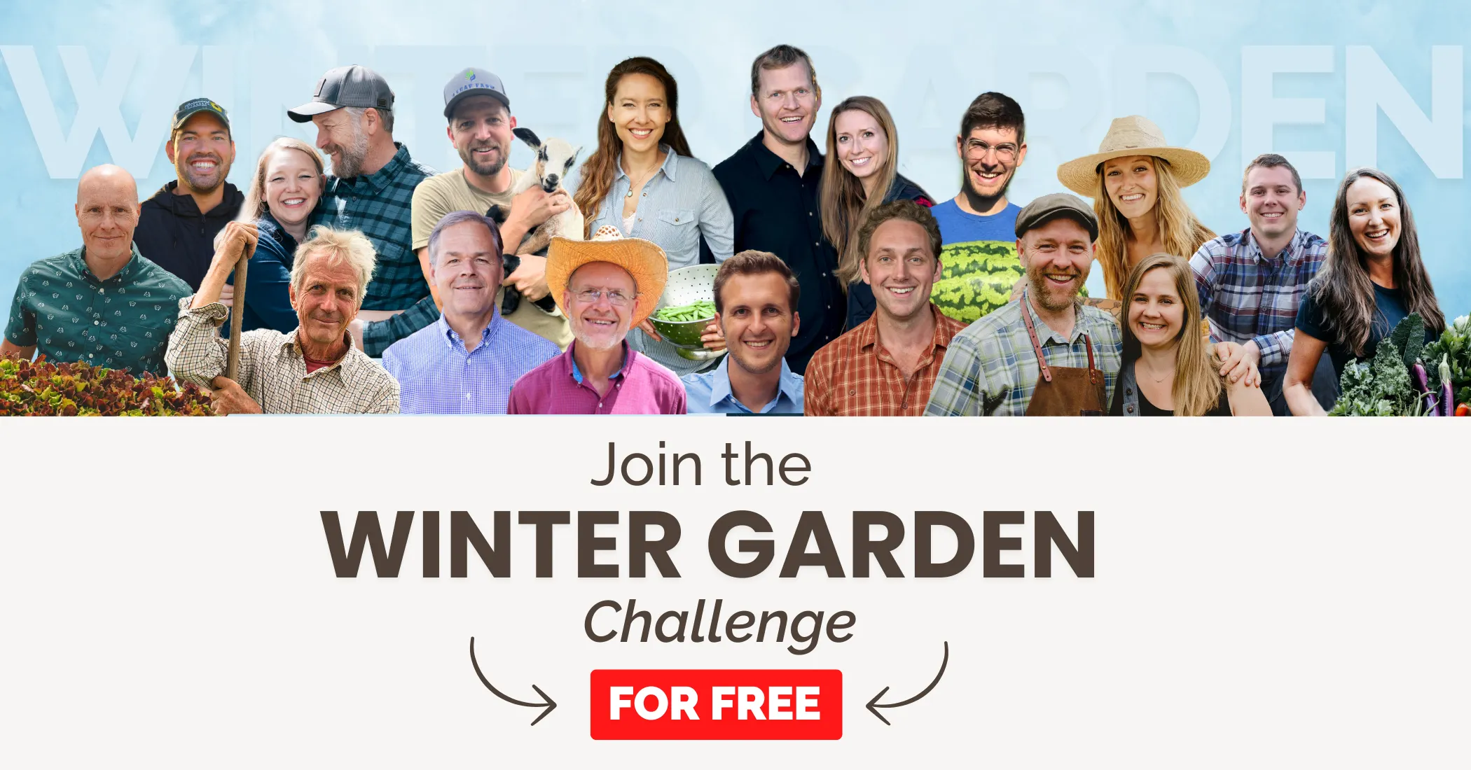 FREE Winter Garden Challenge