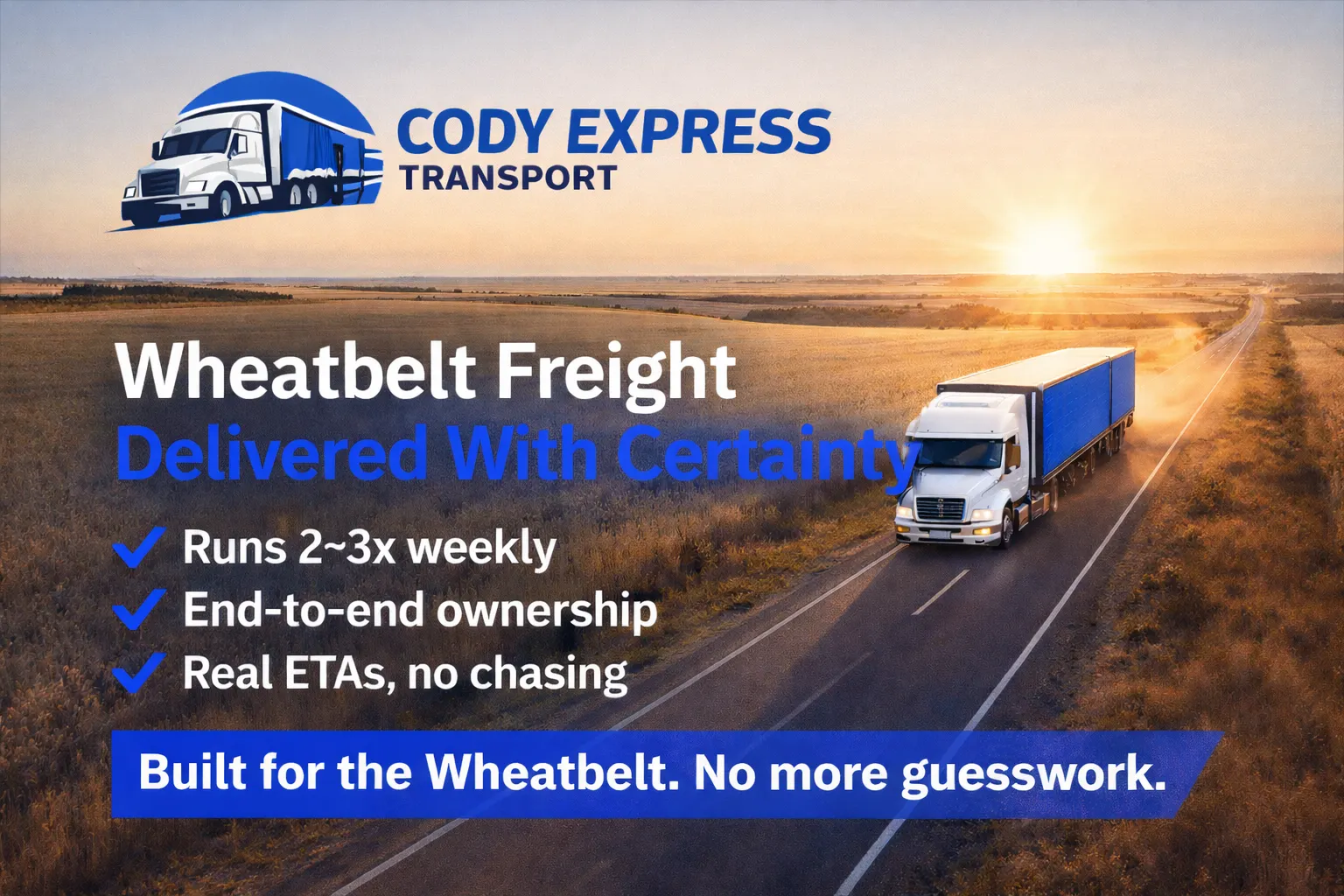 Cody Express Transport | Wheatbelt Freight & Regional Delivery WA