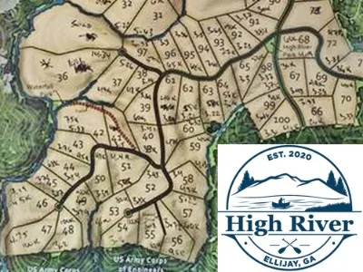High River Ellijay map Of The Site